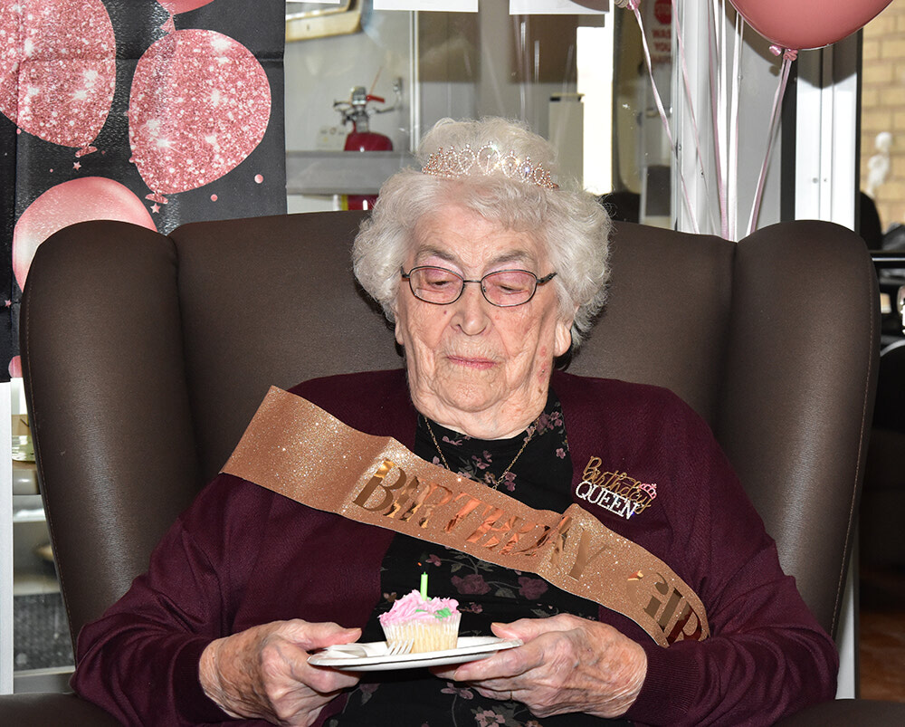 Brussels' Marie Blake celebrates her 100th birthday